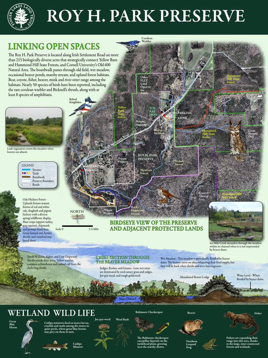 Interpretive Signs: Park Preserve, Part 1 | Finger Lakes Land Trust