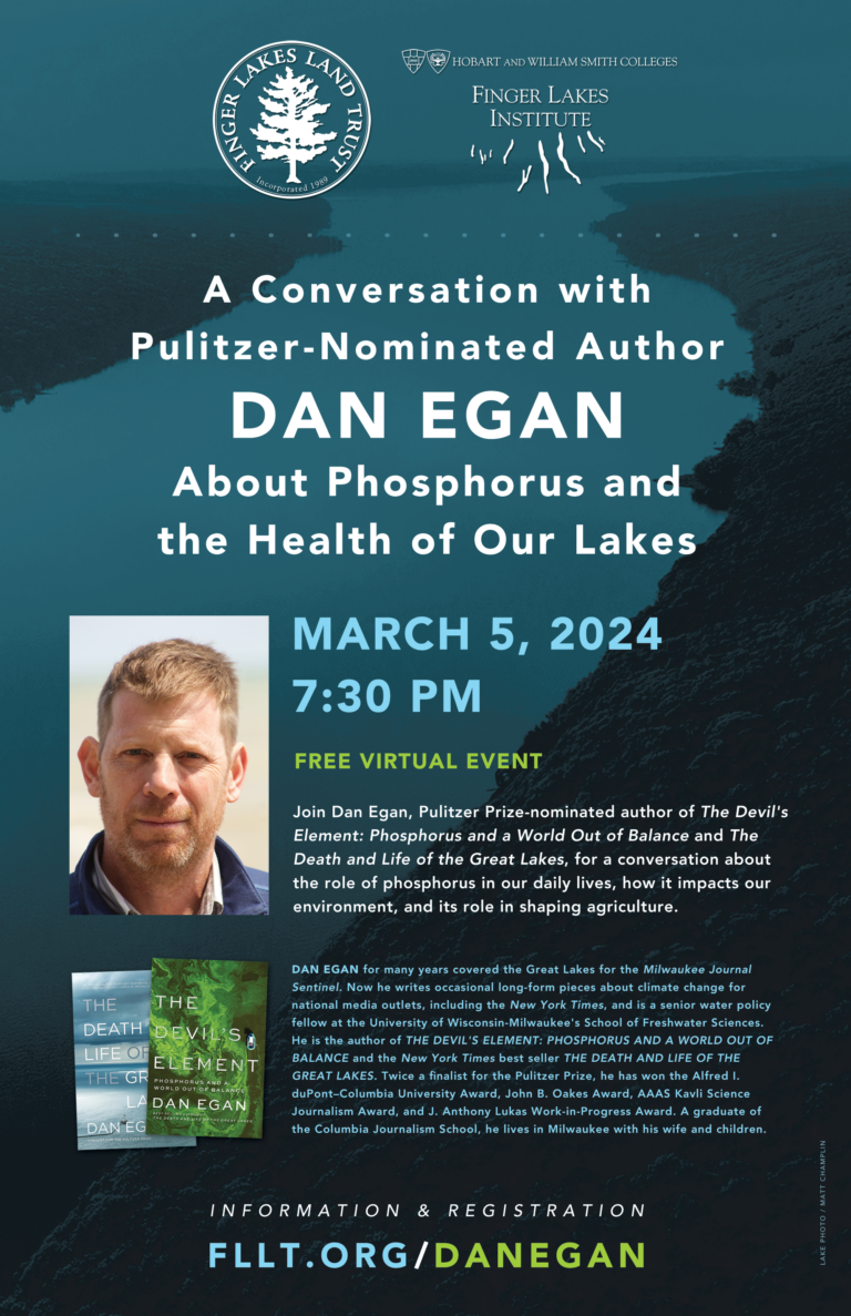 A Conversation with Author Dan Egan | Finger Lakes Land Trust