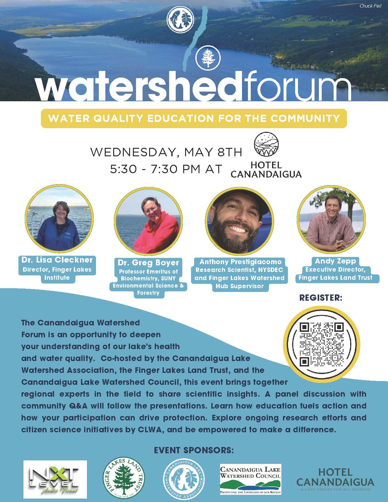 Canandaigua Watershed Forum: Water Quality Education for the Community ...