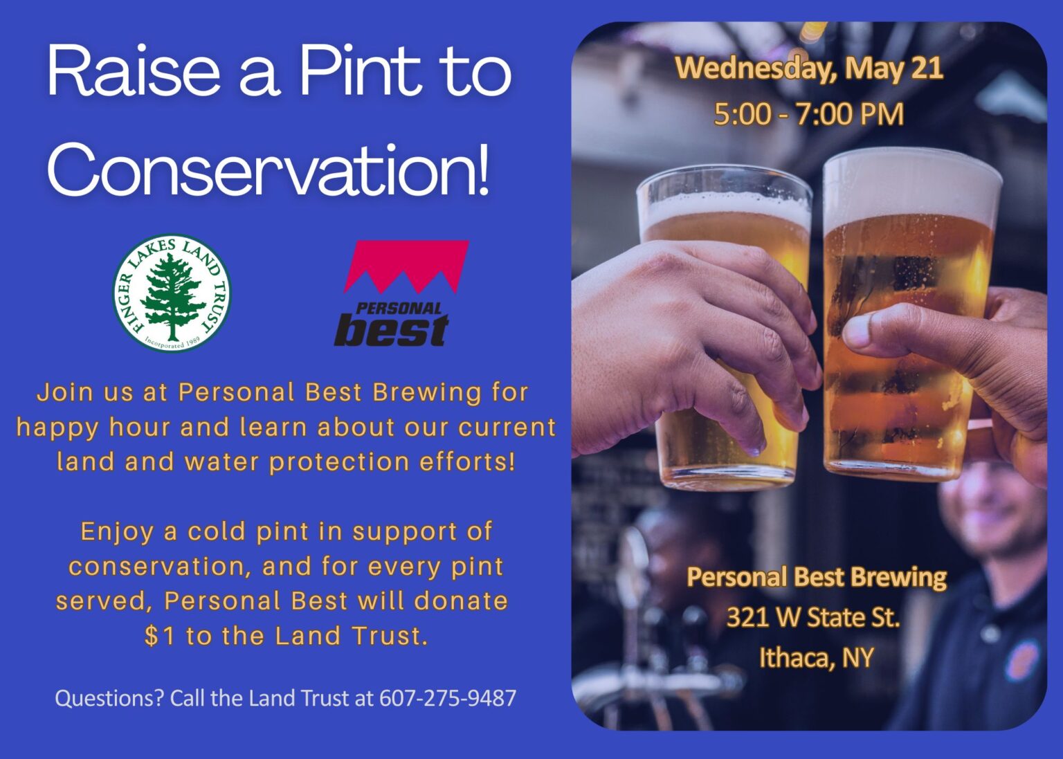 Raise a Pint to Conservation! | Finger Lakes Land Trust